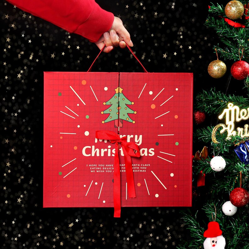DIY Advent Calendar Countdown Box, Empty Christmas Gift Box, Blind Box ...