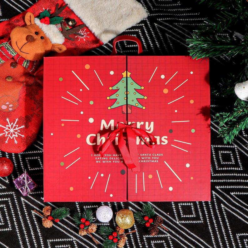 DIY Advent Calendar Countdown Box, Empty Christmas Gift Box, Blind Box ...