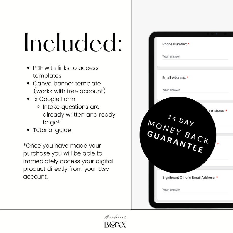Catering Client Inquiry Intake Google Form - Etsy