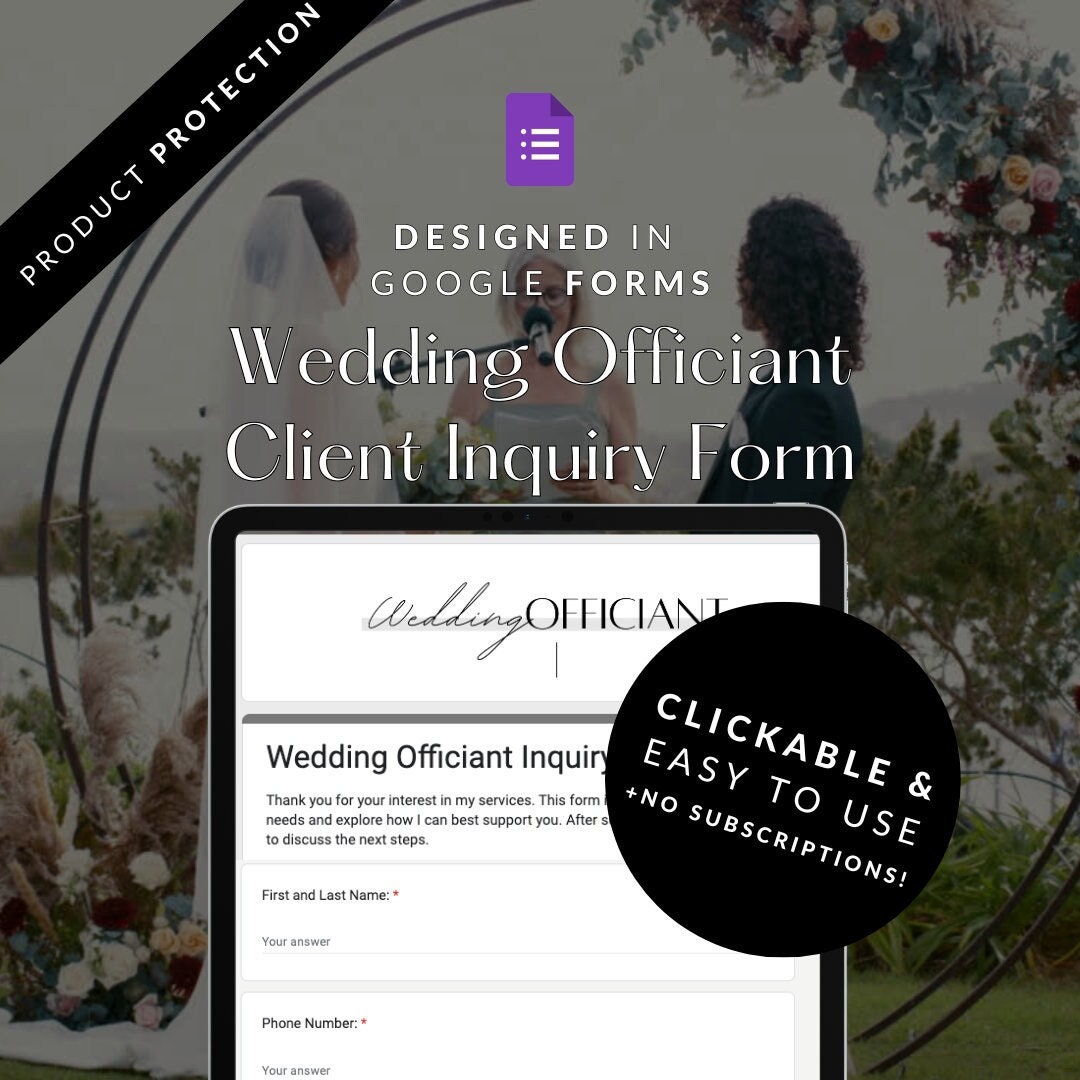 Officiant Questionnaire Wedding Ceremony FAQ For Vancouver Couples