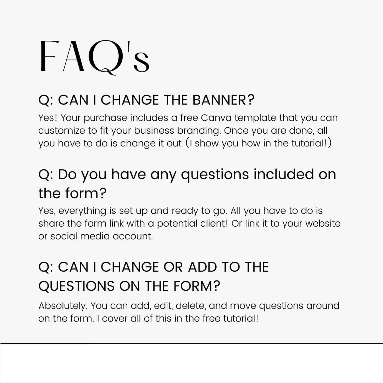 Catering Client Inquiry Intake Google Form - Etsy