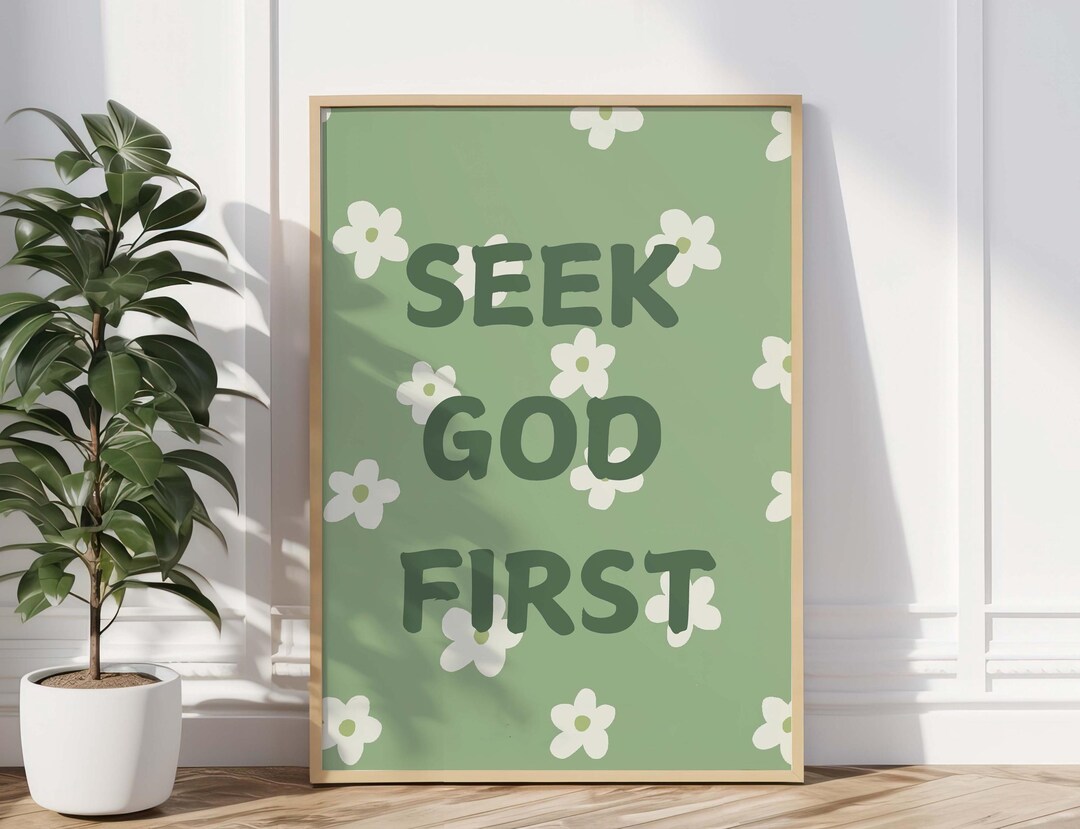 Christian Artwork, Green Wall Art, Modern Christian Art, Scripture Wall ...