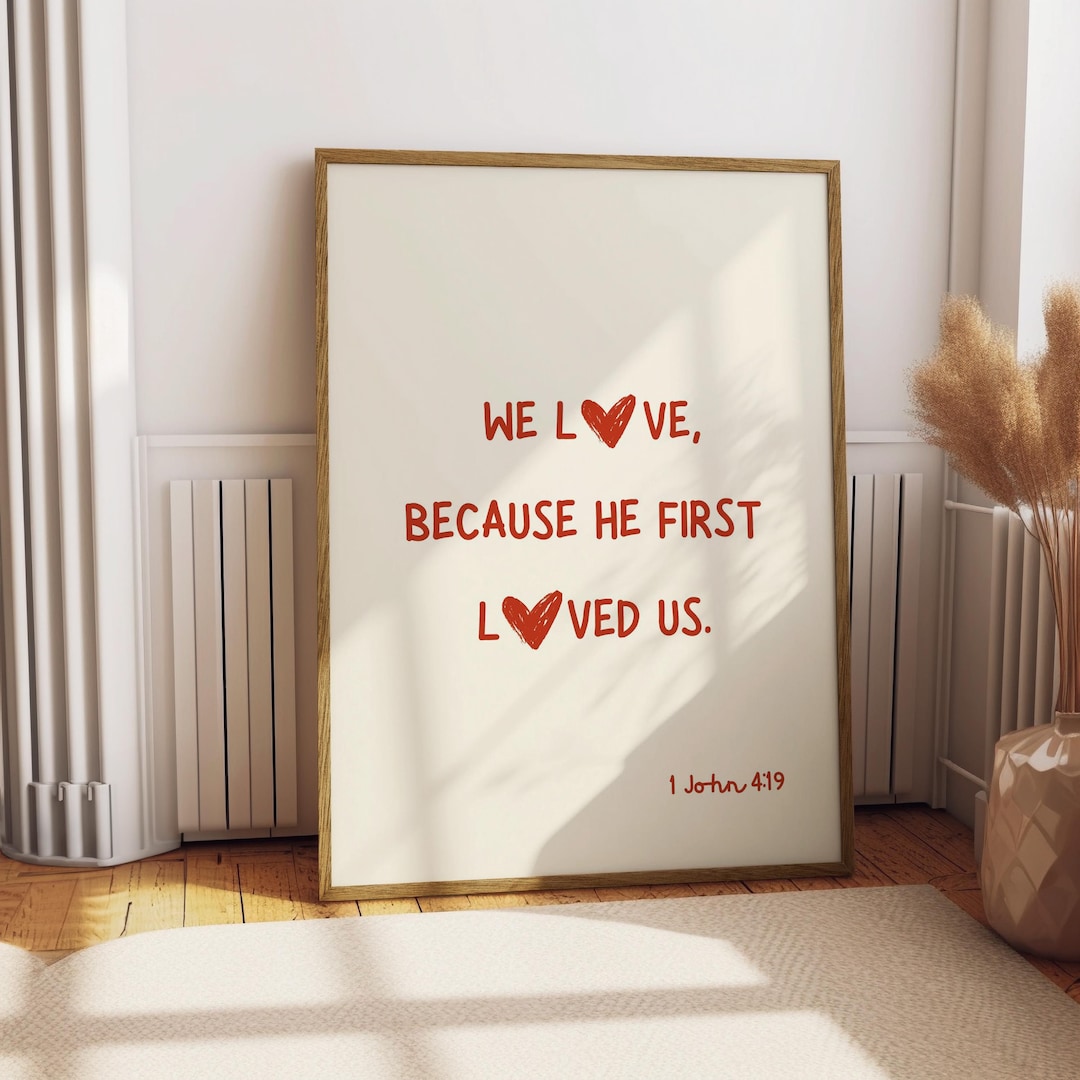 Modern Christian Art Christian Wall Art Scripture Wall Art Red Wall Art ...