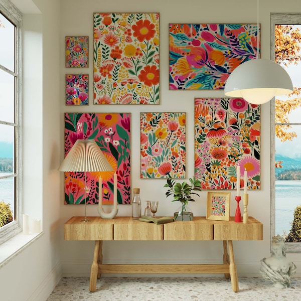 Colorful Wall Art - Etsy