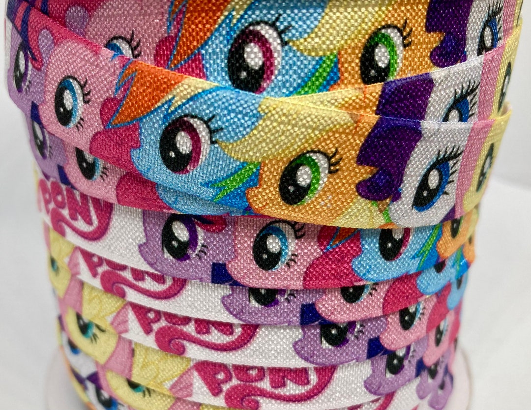 My Little Pony Printed Fold Over Elastic Patterned for Making - Etsy UK