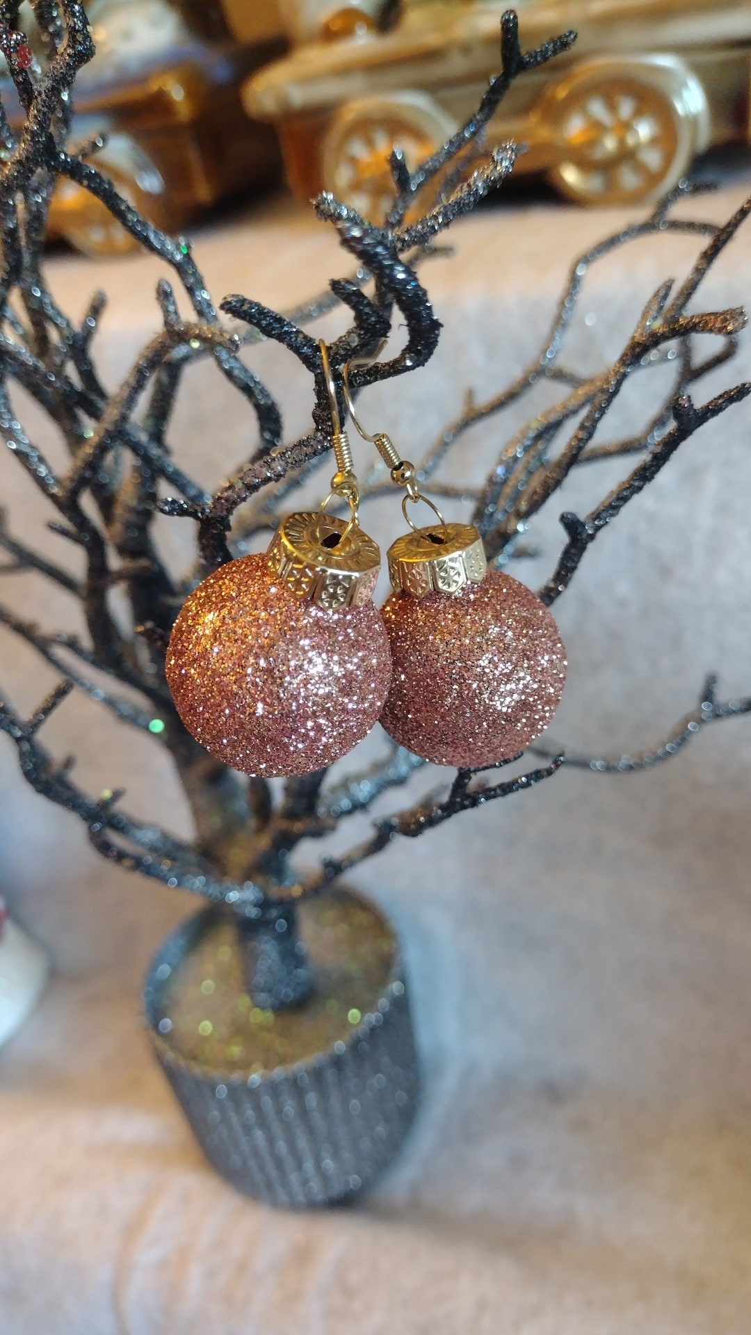 Christmas Ornament Earrings Christmas Ball Earrings Christmas Earrings ...