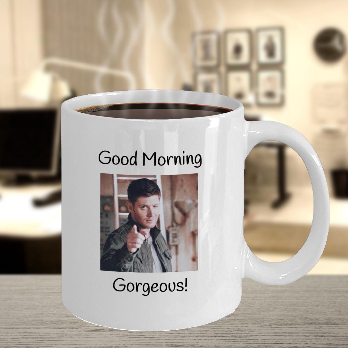 Dean Winchester Mug: Supernatural Fan Gift Jensen Ackles Jared ...