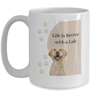 Lab Gift for Labrador Lovers Labrador Retriever Mug Yellow Lab Mug Lab ...