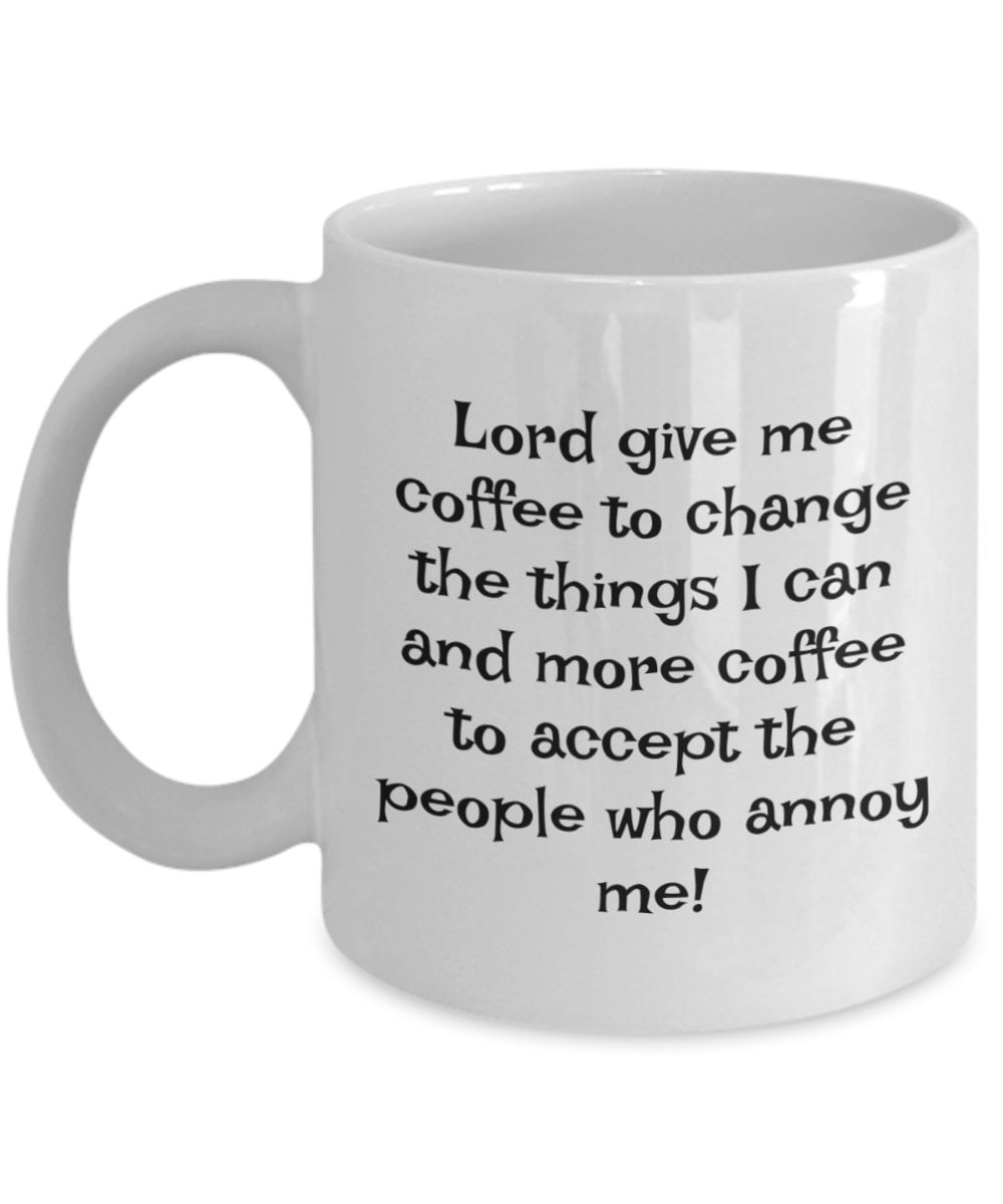 Lord's Coffee Prayer Mug Meme Coffee Mug Caffeine Addict - Etsy