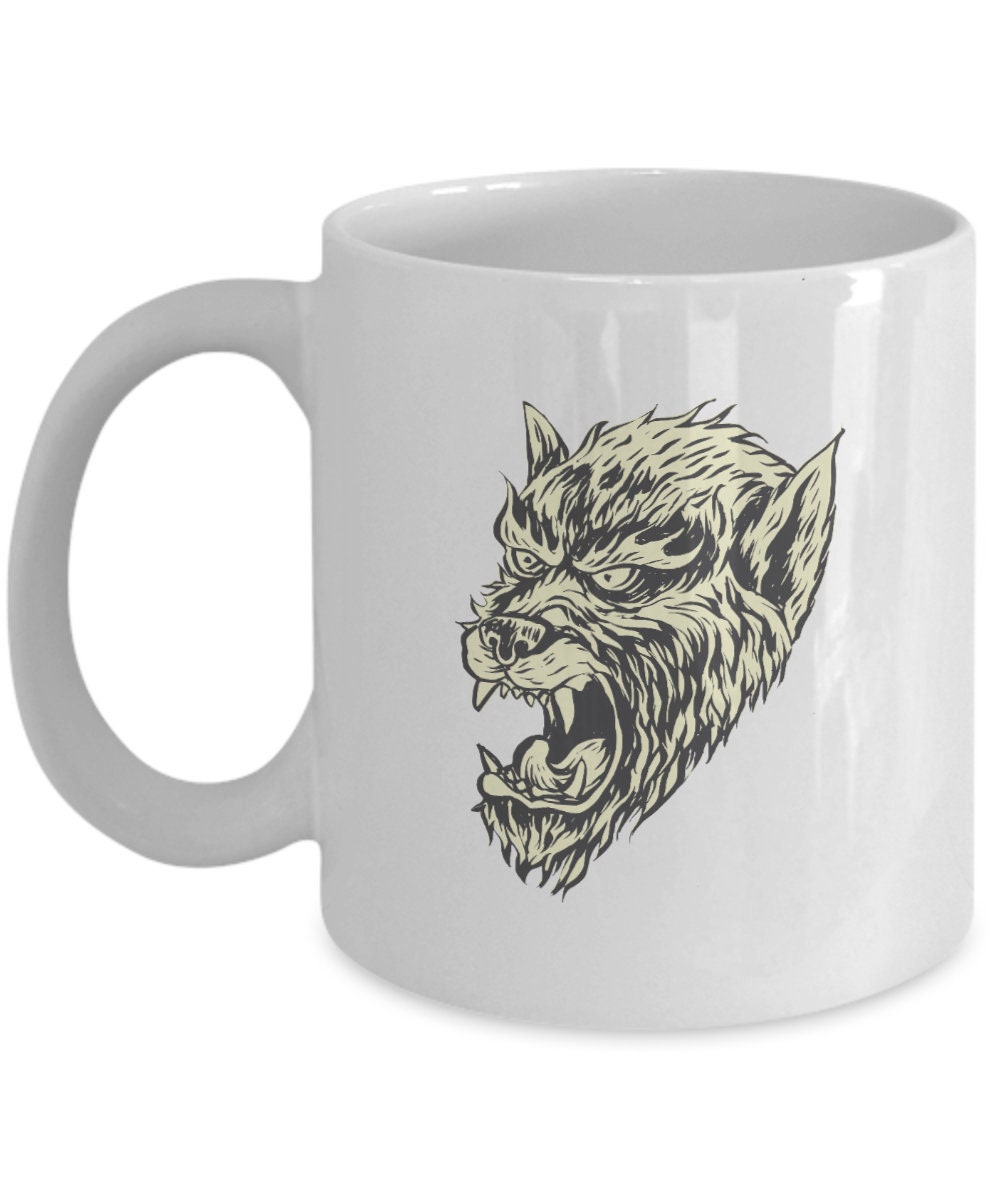 Werewolf Mug Werewolf Mask Classic Horror Movies Werewolf Cup - Etsy