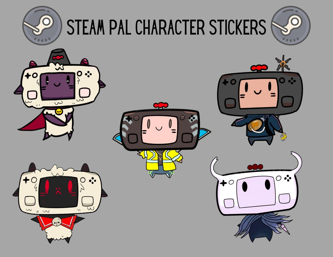 Valve Steam Pal Character Stickers - Steam Deck - Etsy