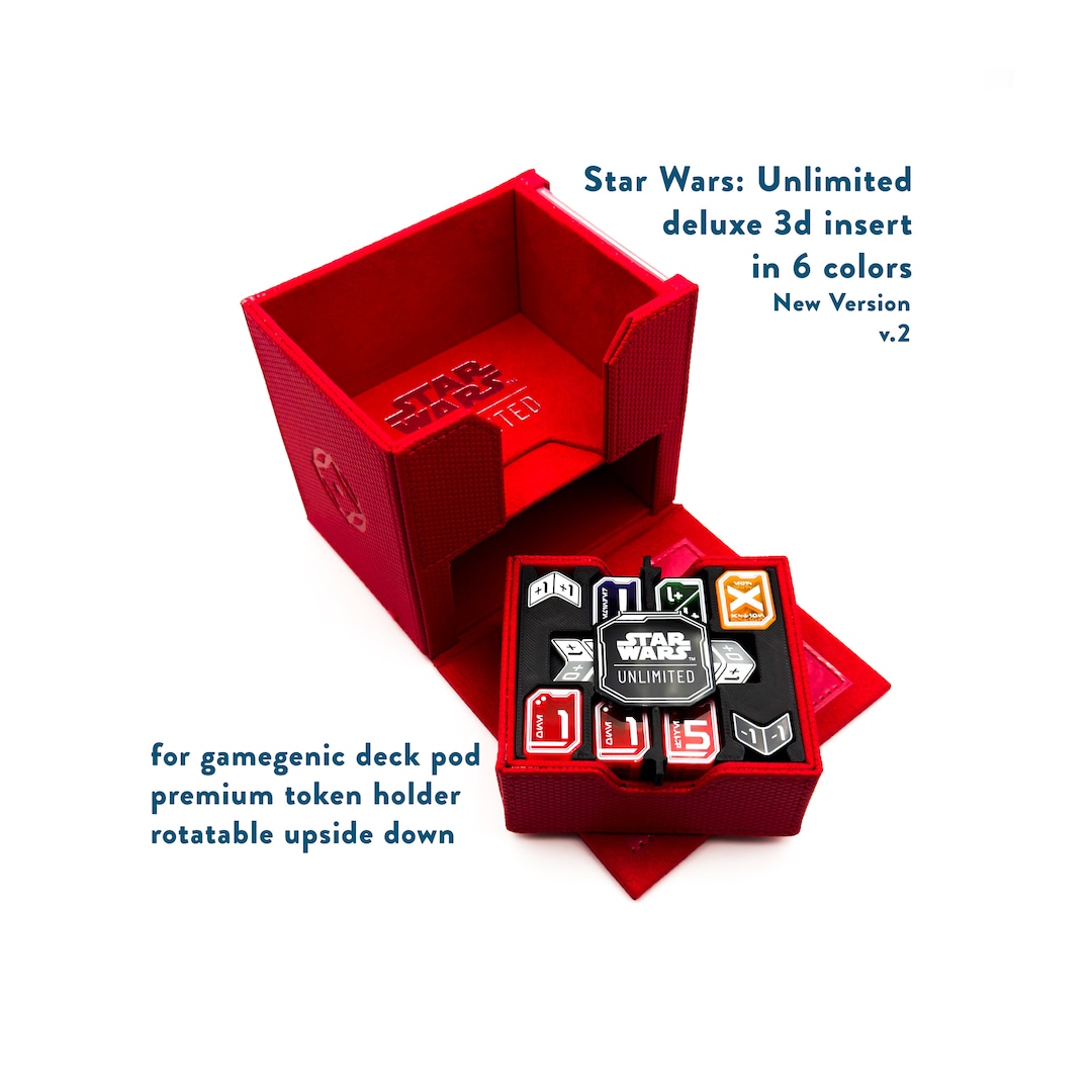 Star Wars: Unlimited - Gamegenic DECK POD - 3d Insert V.2 - Etsy