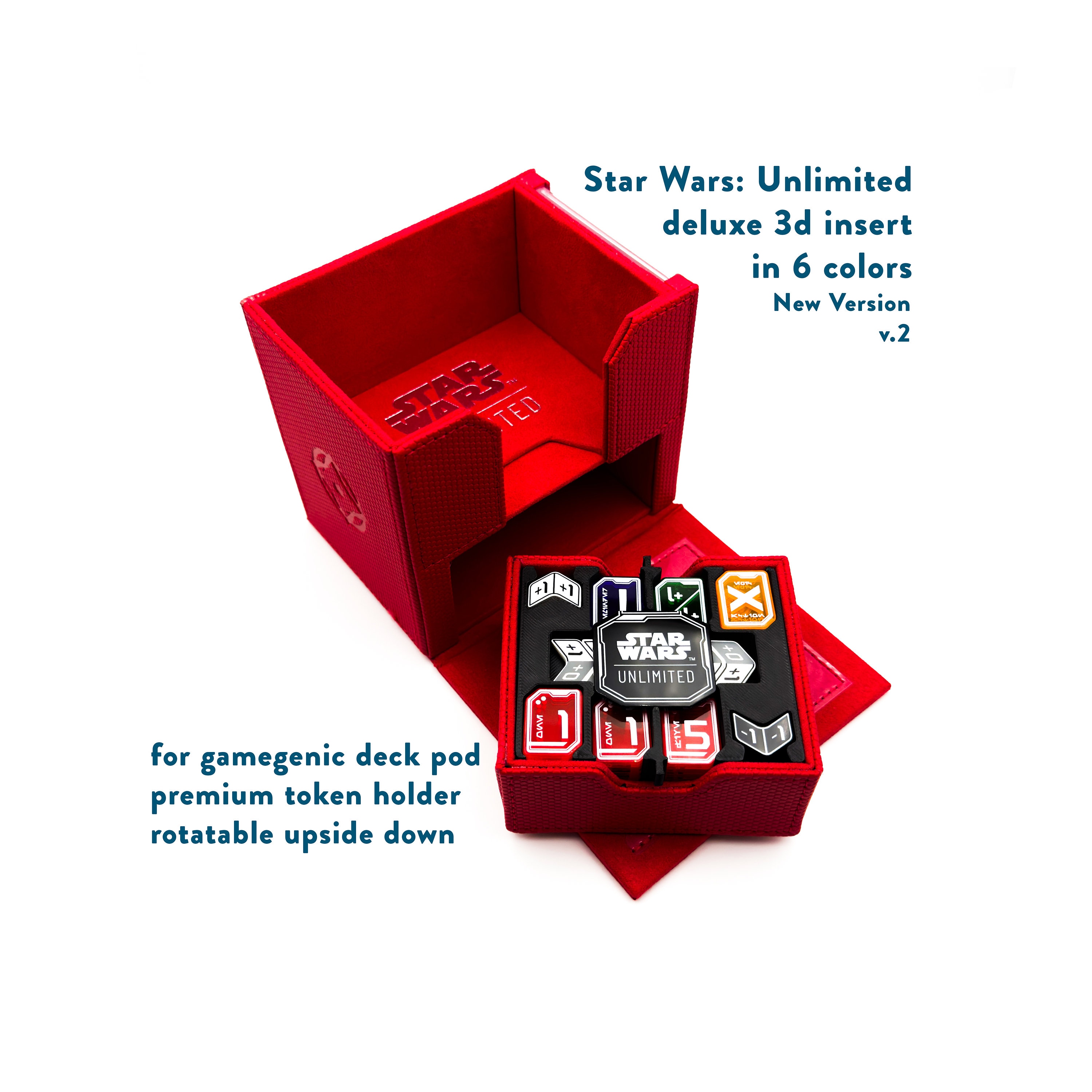 Star Wars: Unlimited - Gamegenic DECK POD - 3d Insert V.2 - Etsy