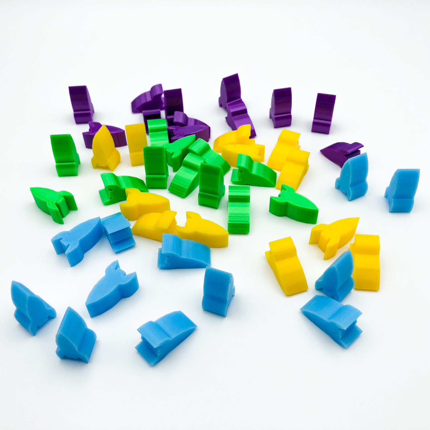 Meeple Spaceships / Space Ships - Figures / Board Games - 3d Printing ...