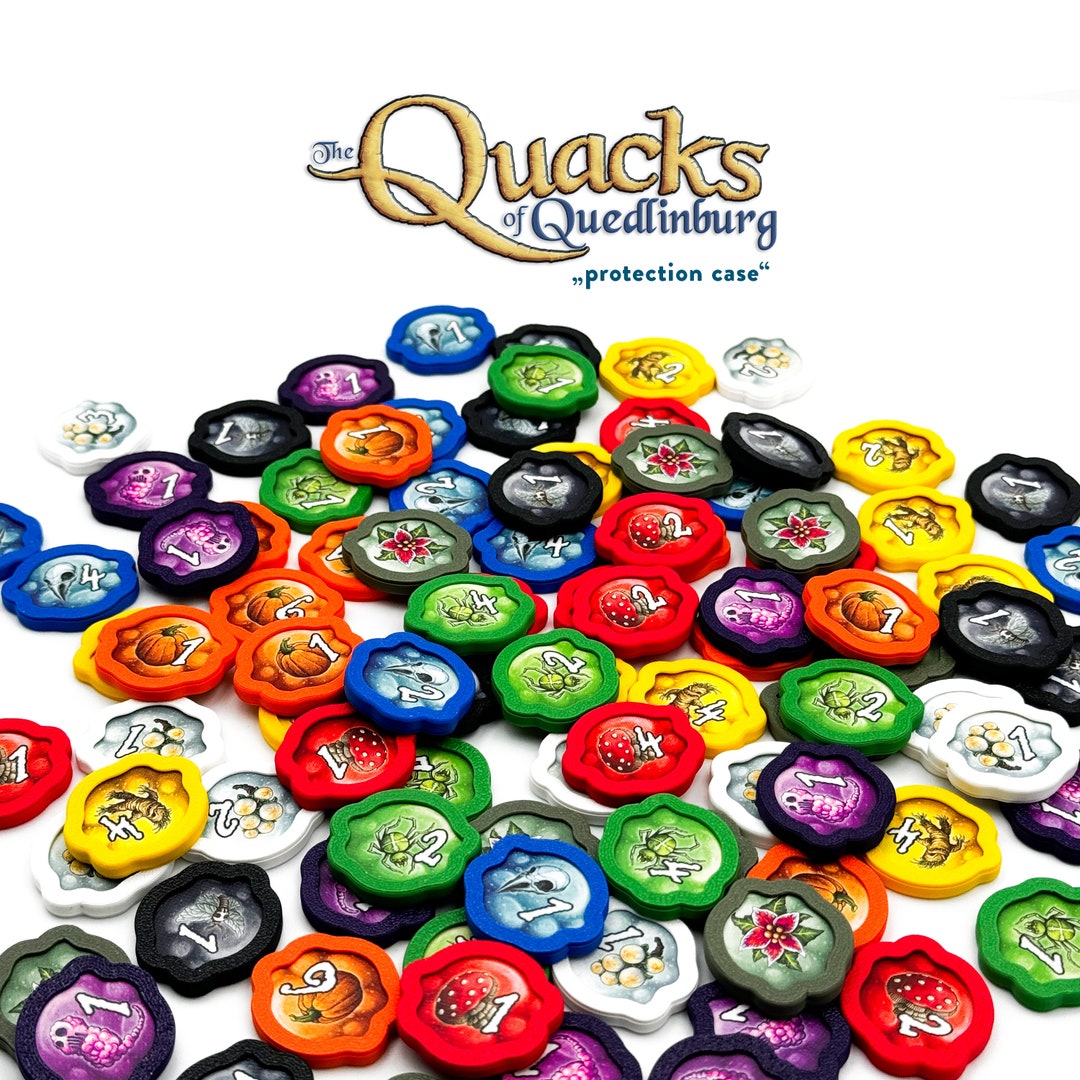 The Quacks of Quedlinburg – 3D Deluxe Protection Token Case Set (934 ...