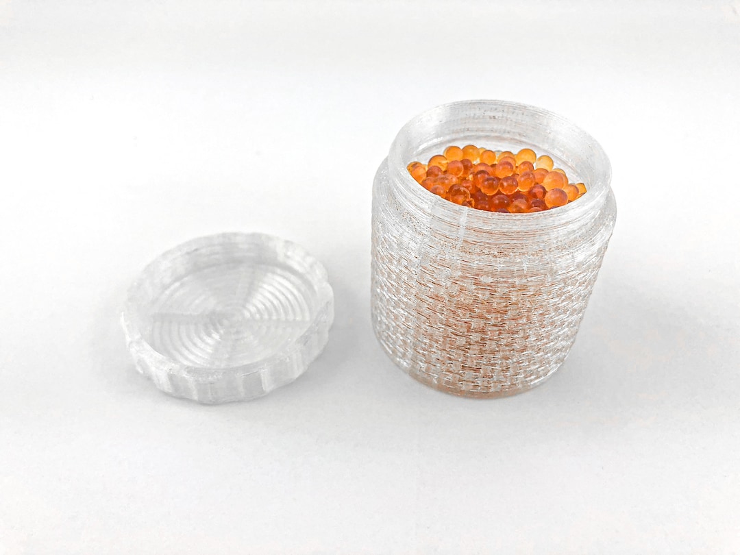 Silica Gel - Container / Container - With Screw Cap / Lid - 3d Print ...