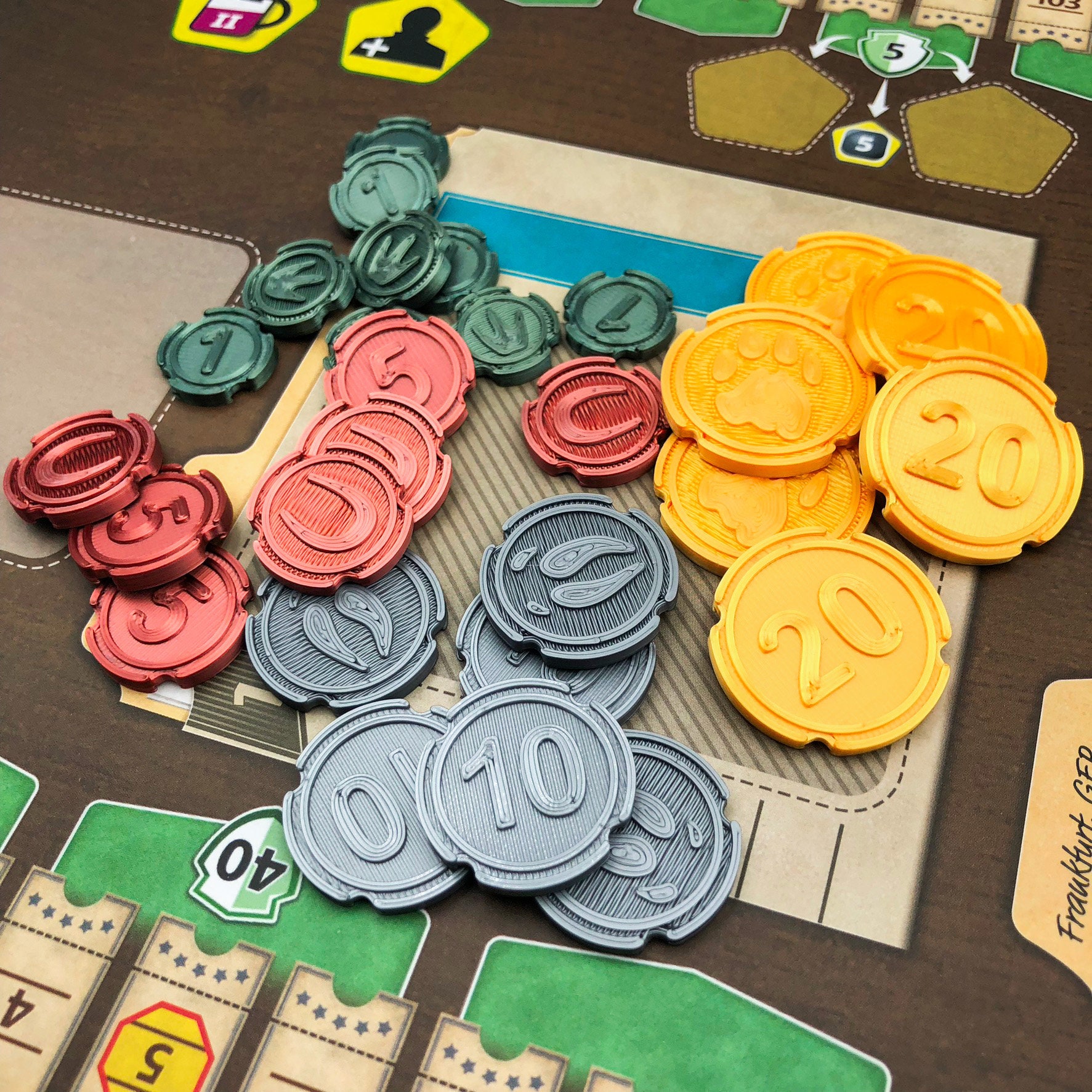 Arche Nova – Deluxe – Coins / Money / Coin Set (70 Pieces) – Board Game ...