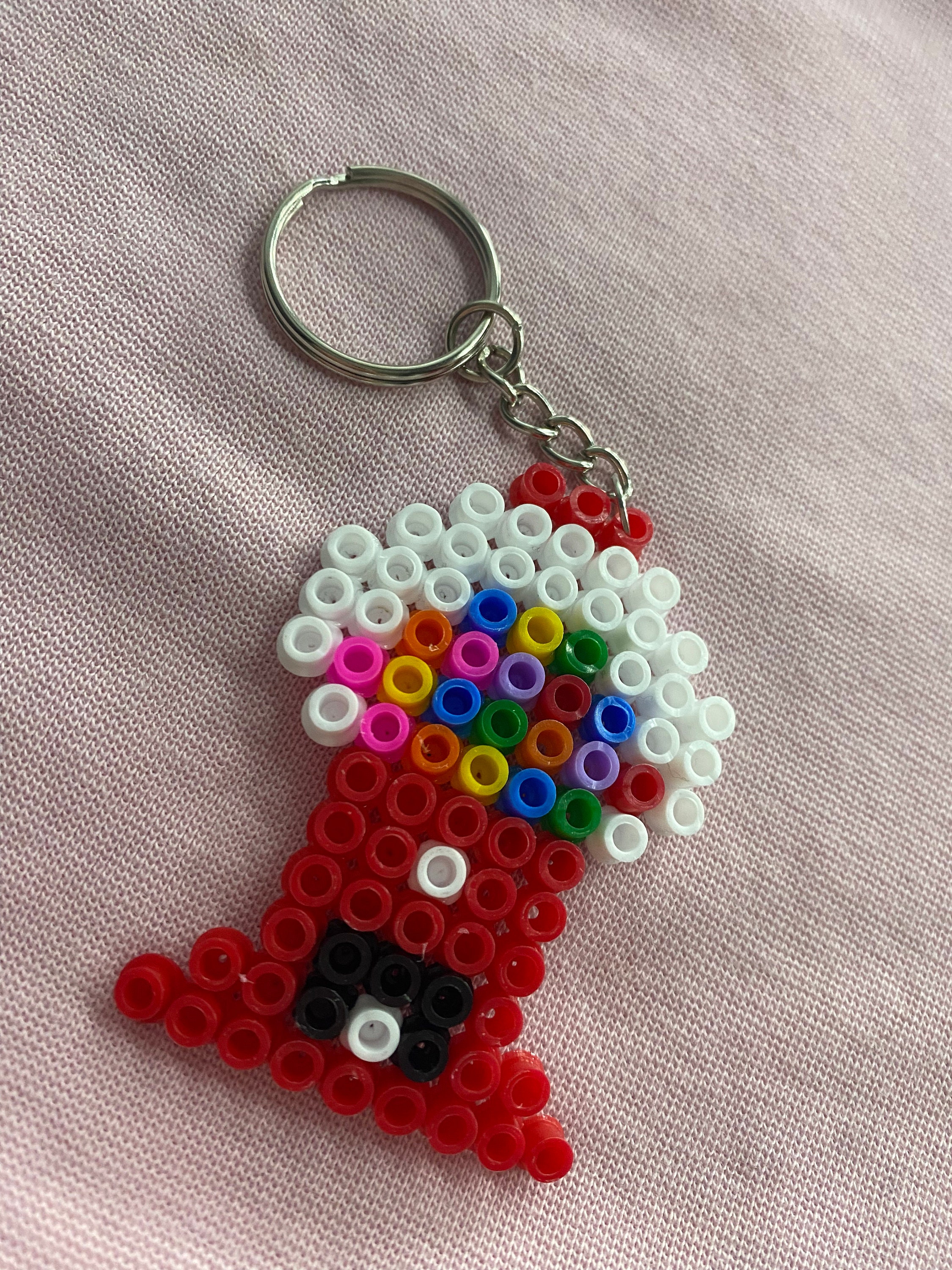 Hama Beads Key Rings - Etsy UK