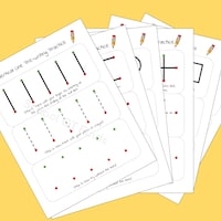 Tracing Practice, Pre-writing Worksheets, Line Tracing, Toddler ...