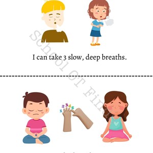 I Can Calm My Body (printable Sensory Story With Visuals) - Etsy