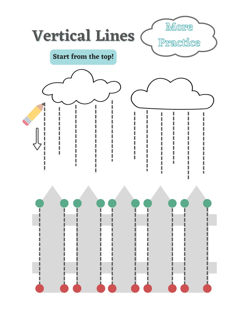 Pre-writing Strokes Packet (20 Pg) - Etsy