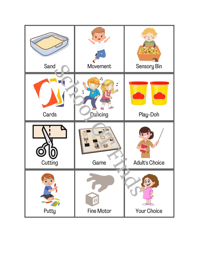 First Then & Visual Schedule - Etsy