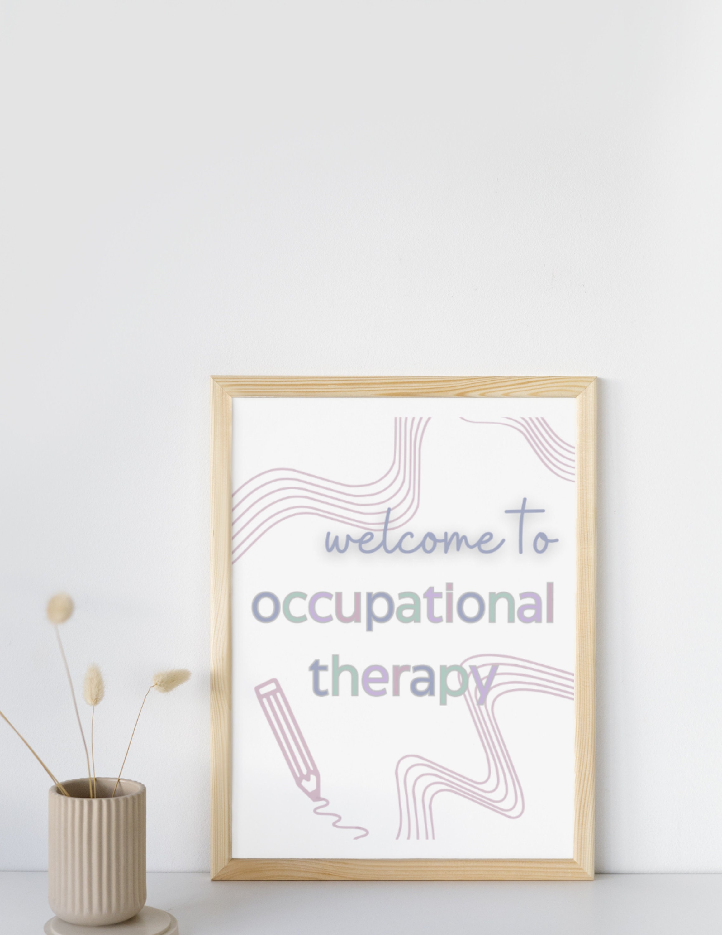 Occupational Therapy Wall Art (digital File PDF) - Etsy
