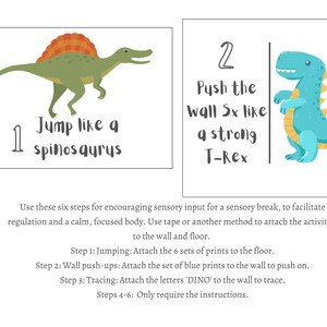 Dinosaur Sensory Path/sensory Walk - Etsy