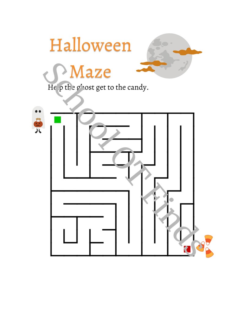 Halloween Fine Motor/visual Motor Bundle - Etsy