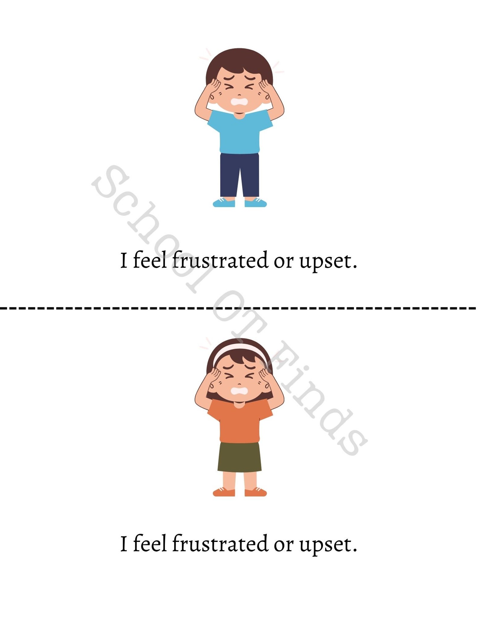 I Can Calm My Body (printable Sensory Story With Visuals) - Etsy