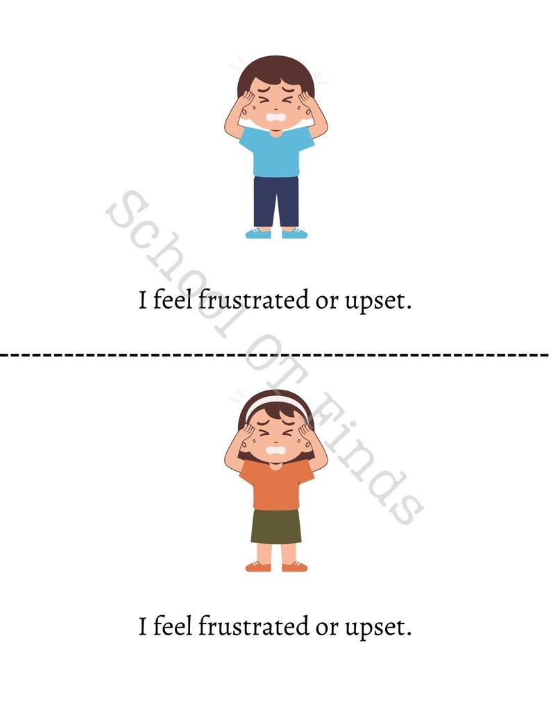 I Can Calm My Body (printable Sensory Story With Visuals) - Etsy