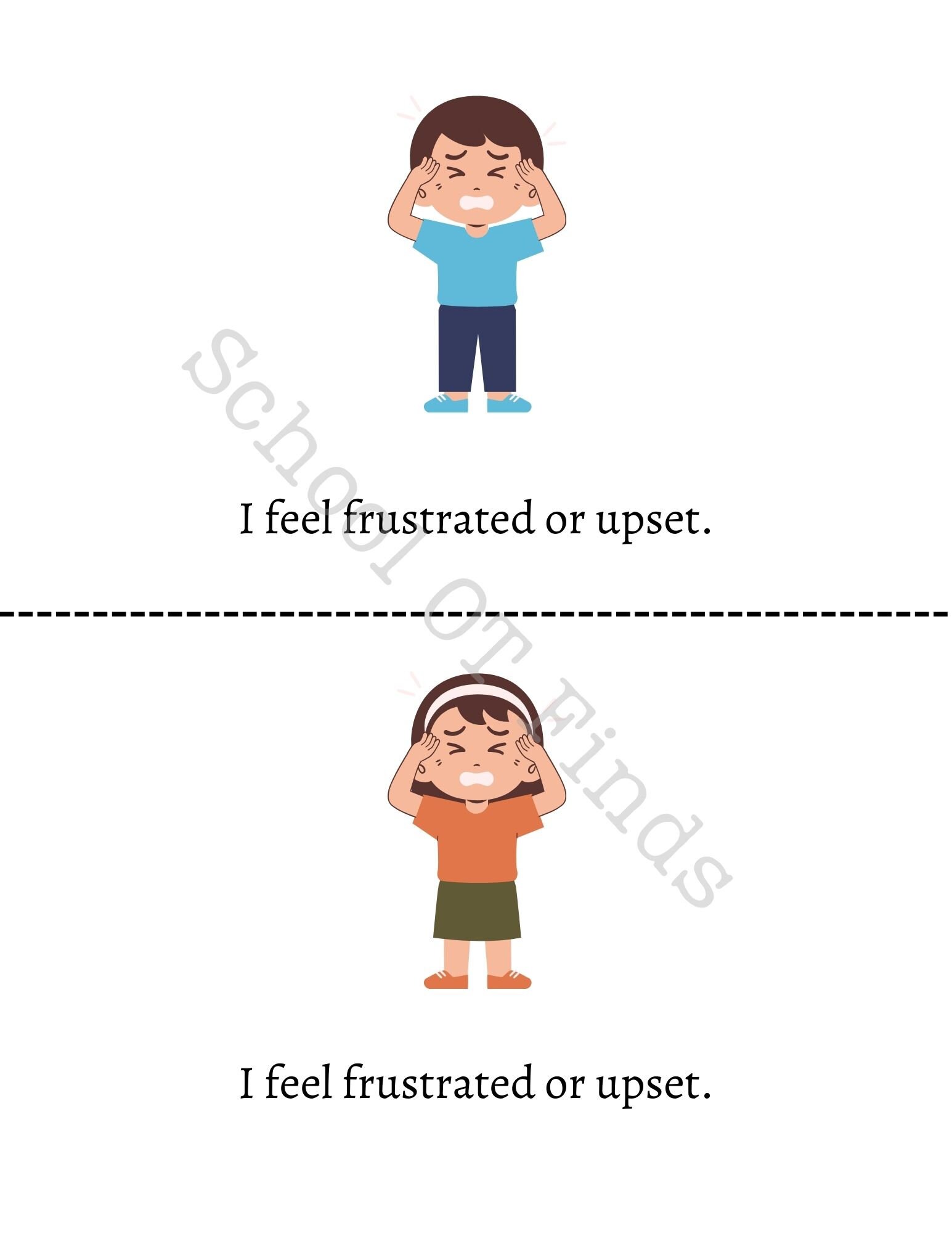 I Can Calm My Body (printable Sensory Story With Visuals) - Etsy