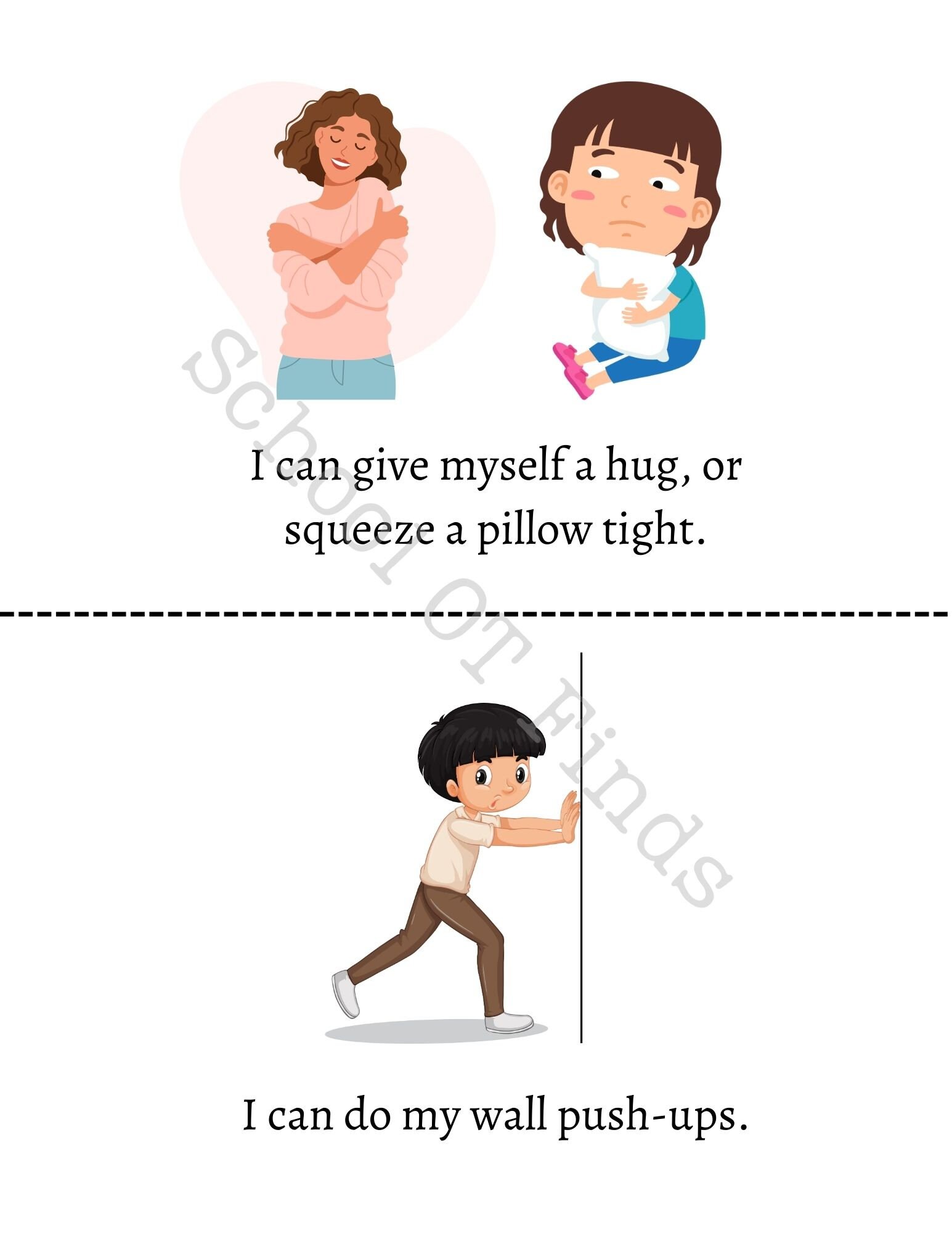 I Can Calm My Body (printable Sensory Story With Visuals) - Etsy