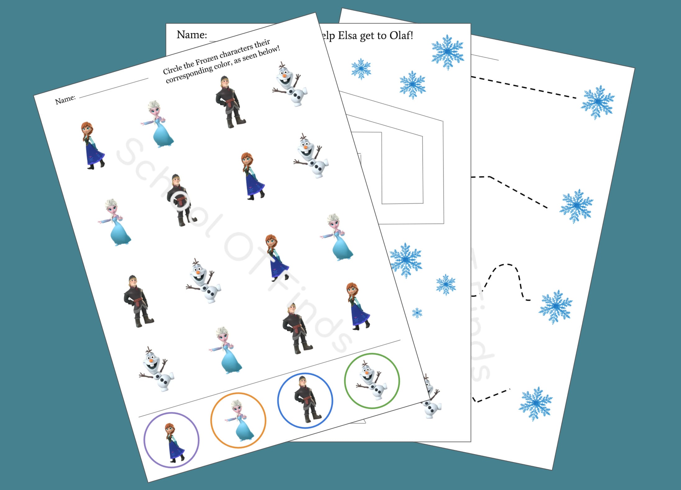 Frozen Worksheet