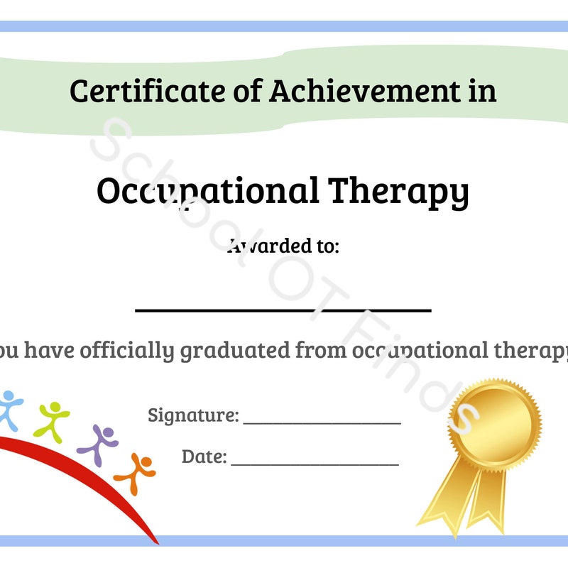 Therapy Graduation Certificate - Etsy