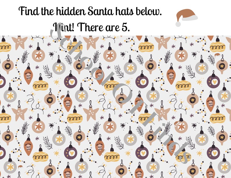 Christmas Visual Perception (digital) - Etsy