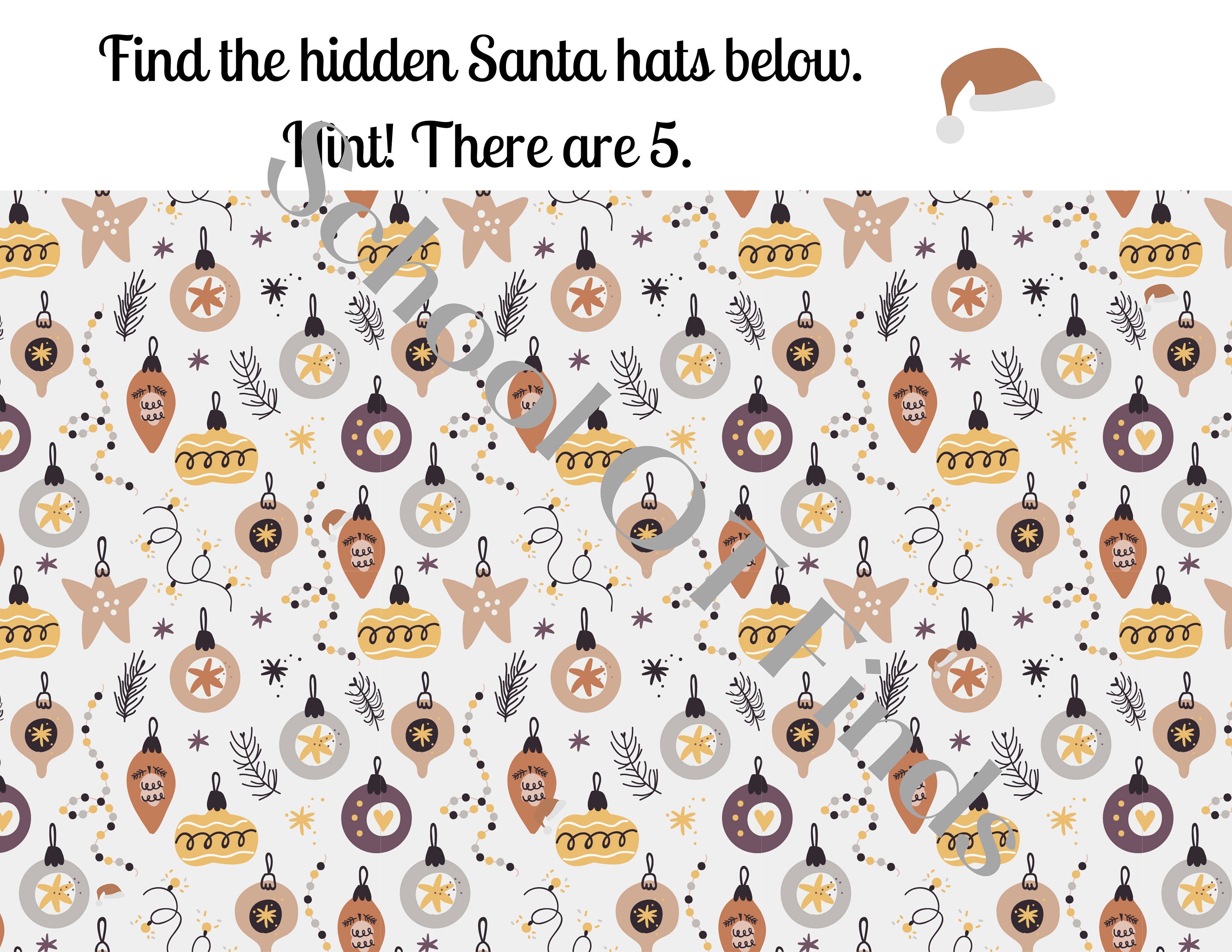 Christmas Visual Perception (digital) - Etsy