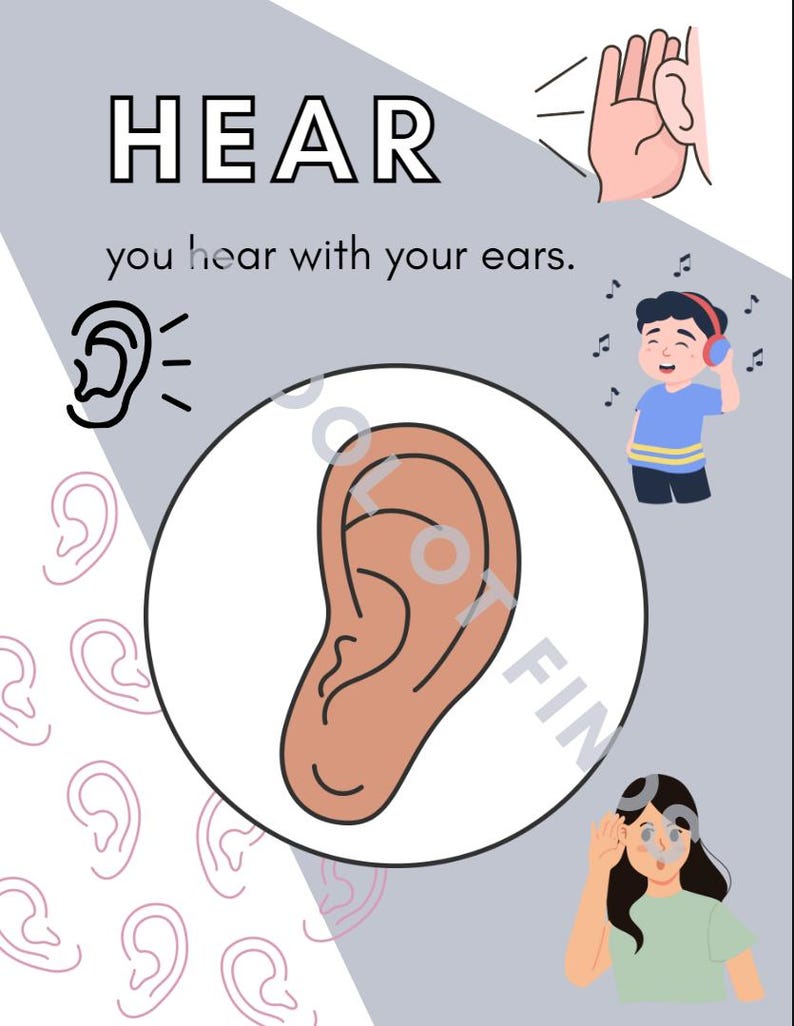 Sensory Posters (8.5x11, Digital) - Etsy