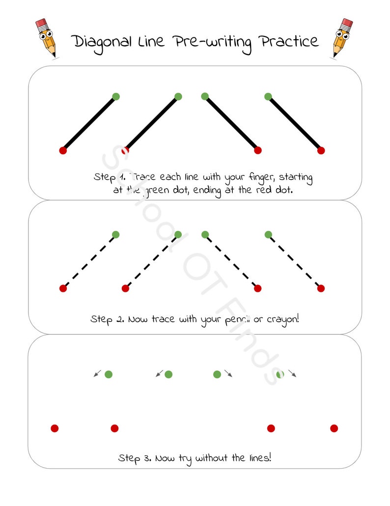 3 Step Pre-writing Packet - Etsy