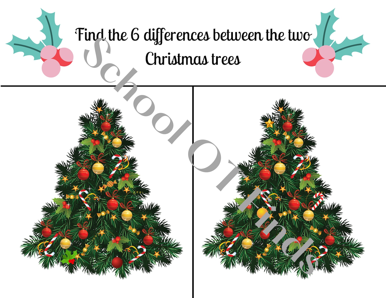 Christmas Visual Perception (digital) - Etsy