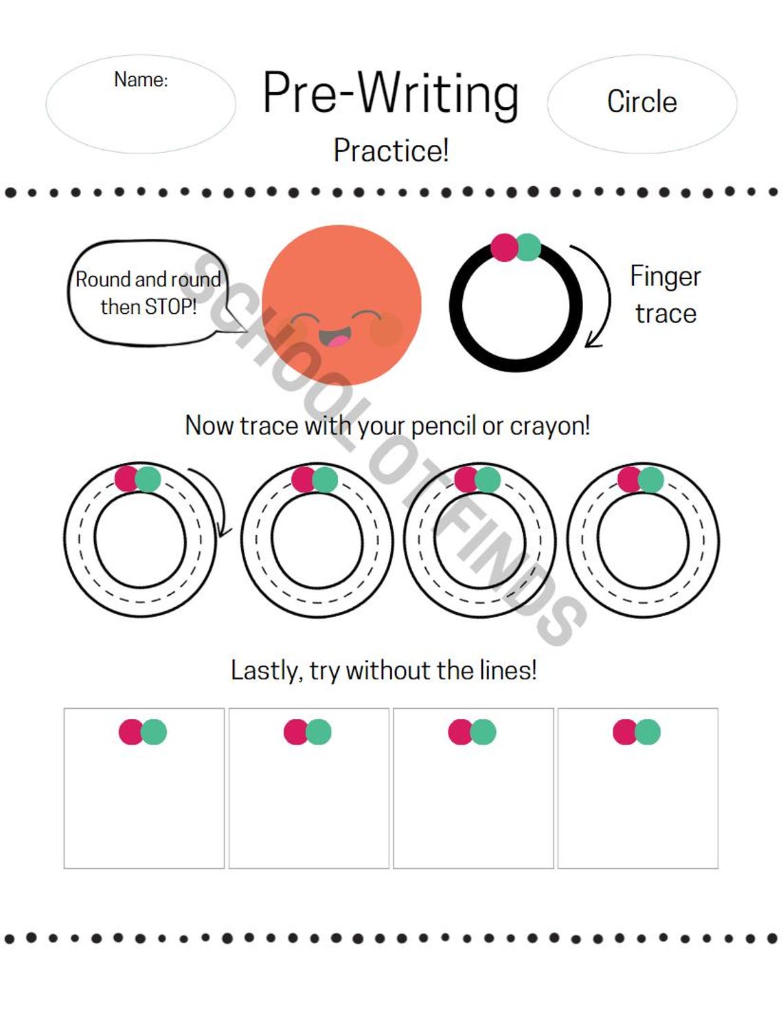 Pre Writing Data Collection & Practice - Etsy