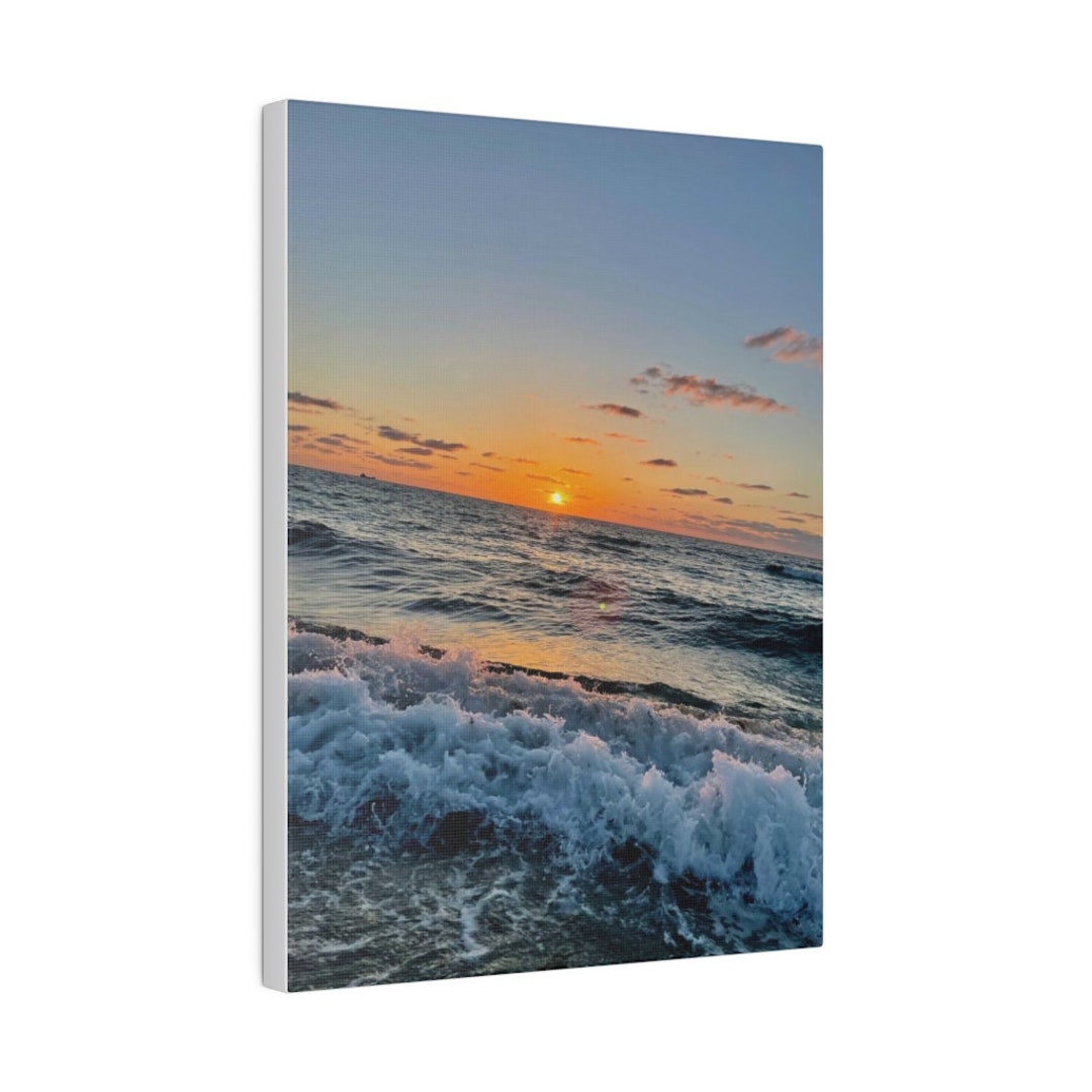 Florida Beach at Sunset - Etsy