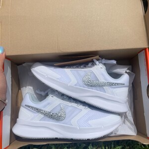 Custom Rhinestone Sneakers Glitter Shoes Jewels Bedazzled Pretty Bling ...