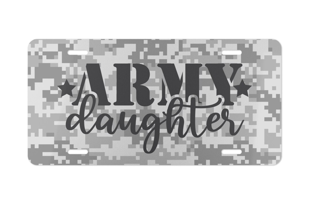 Army Daughter License Plate, Army Daughter Gift, Patriotic Gift for ...