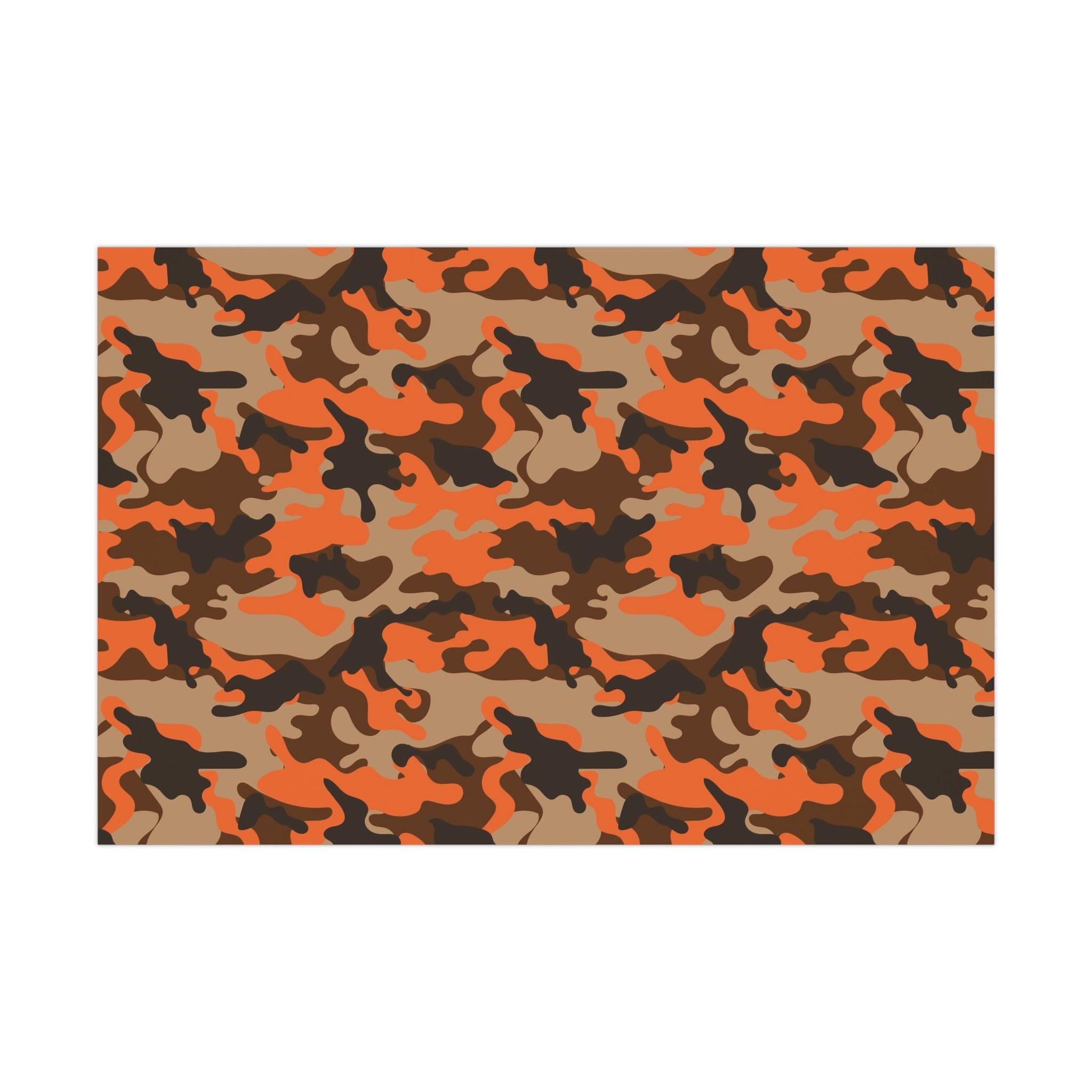 Hunting Camo Gift Wrap Paper, Hunting Camouflage Gift Wrap, Hunting ...