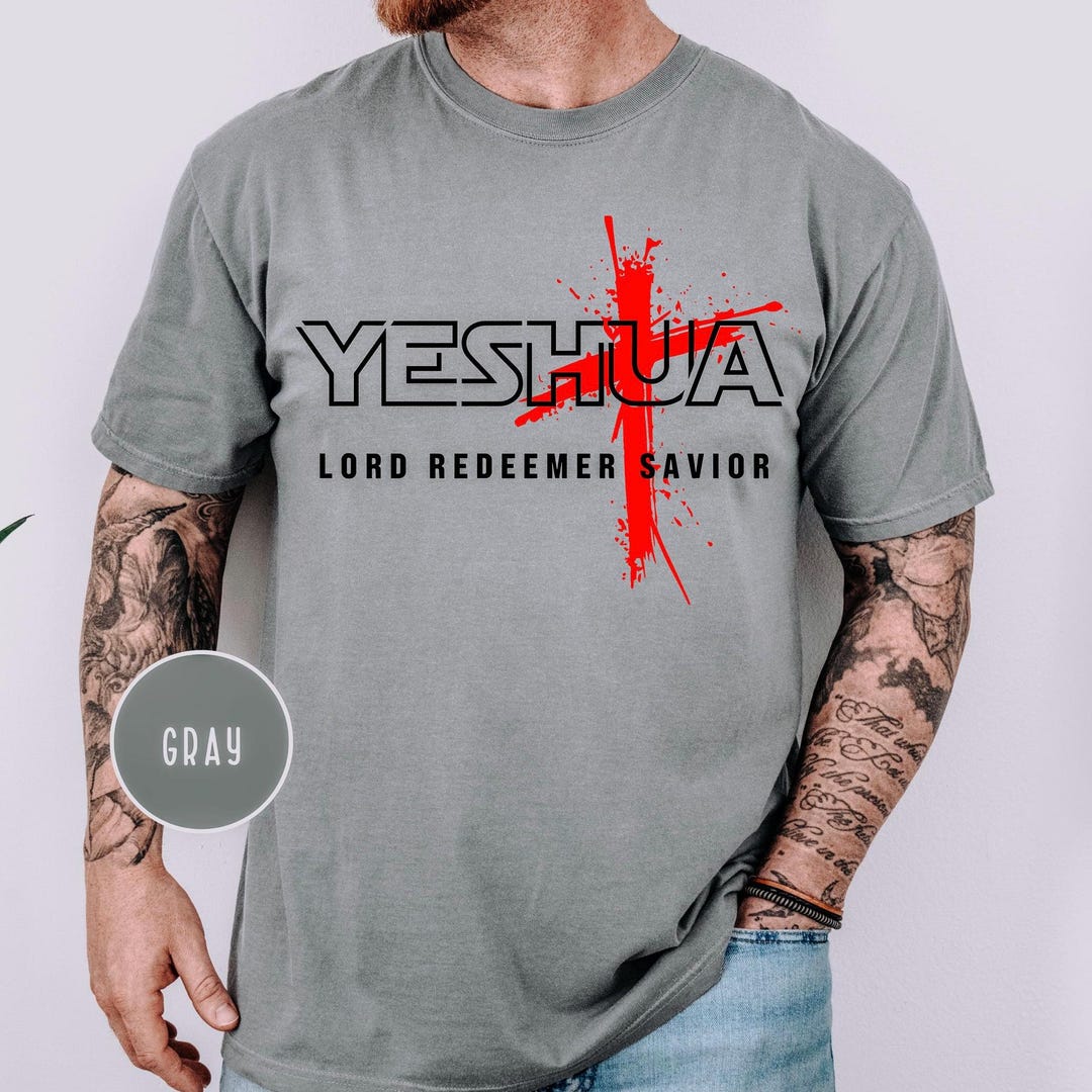 Christian Man T-shirt Jesus Shirts Men of Faith T Shirts God Shirt Mens ...