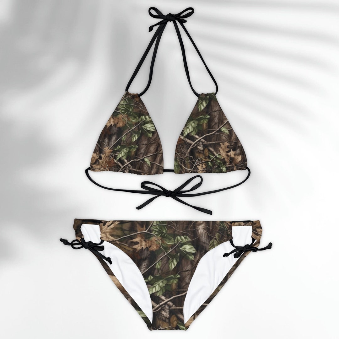 Mossy Oak Camouflage Bikini Set Camo Bikini Set Mossy Oak - Etsy