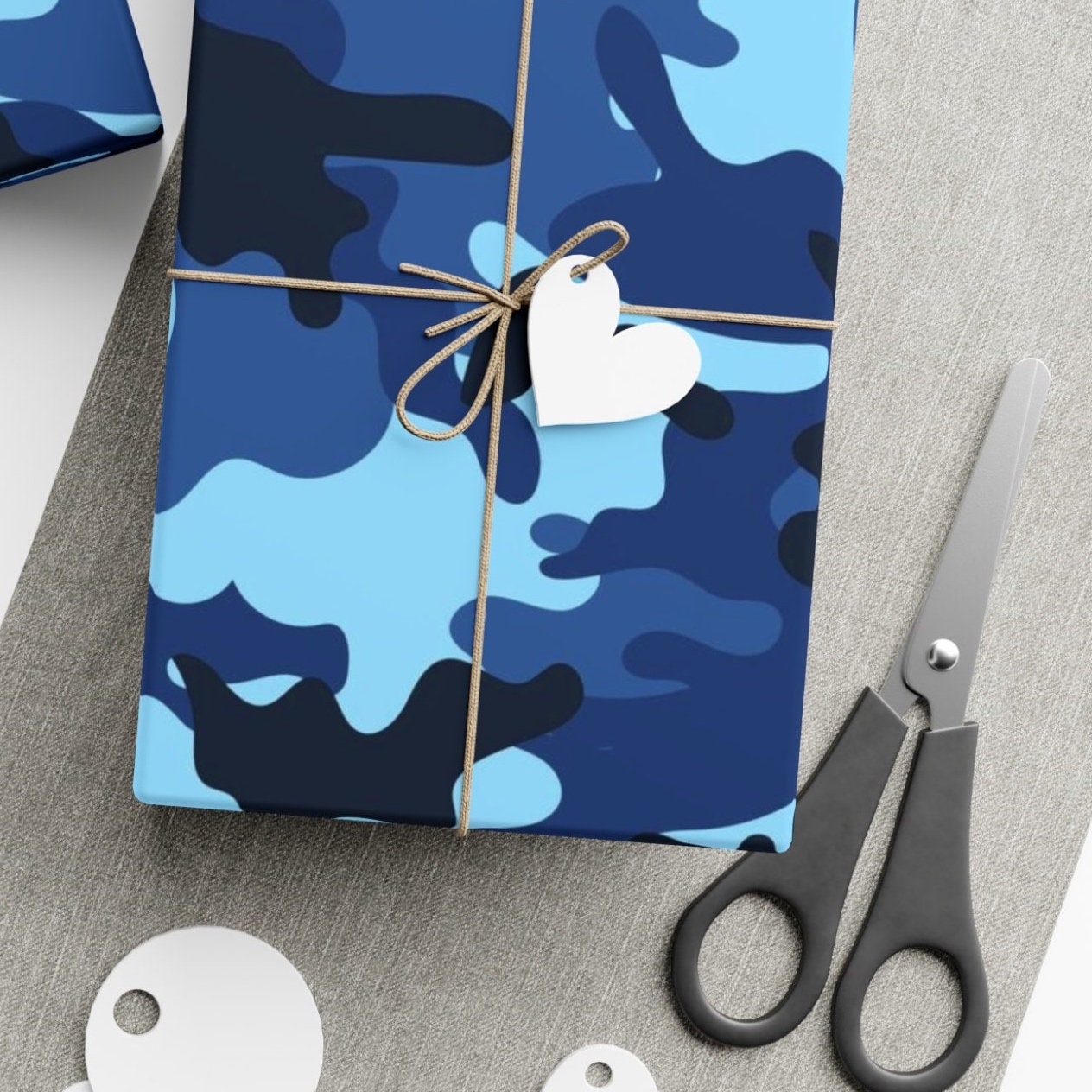 Navy Camo Gift Wrap Paper, Navy Camouflage Gift Wrap, Navy Camo ...