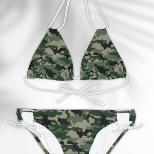 Army Camouflage Bikini Set, Camo Bikini Set, Hunting Camo Bikini, Camo ...