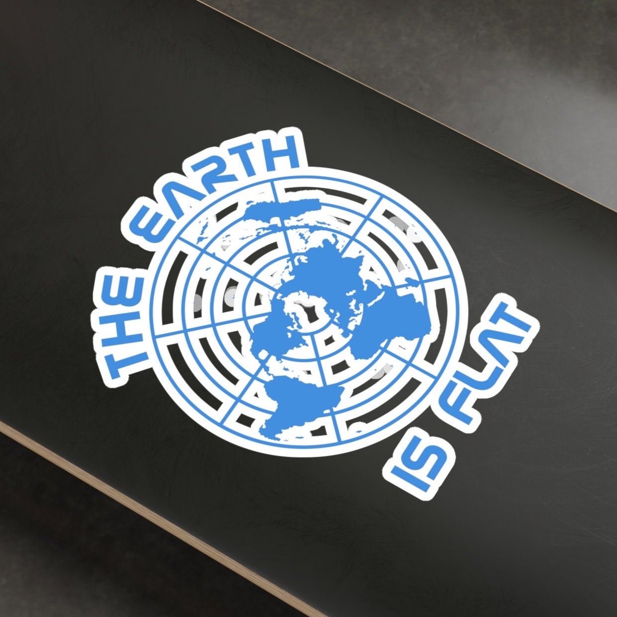 Flat Earth Car Decal, Firmament Sticker, Flat Earth Gift, Flat Earth ...